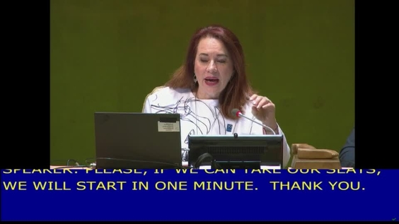 General Assembly, 59th plenary meeting, 73rd session | UN Web TV