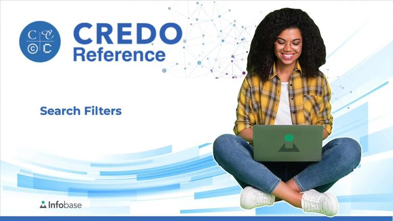 Presenting Credo Reference: Search Filters
