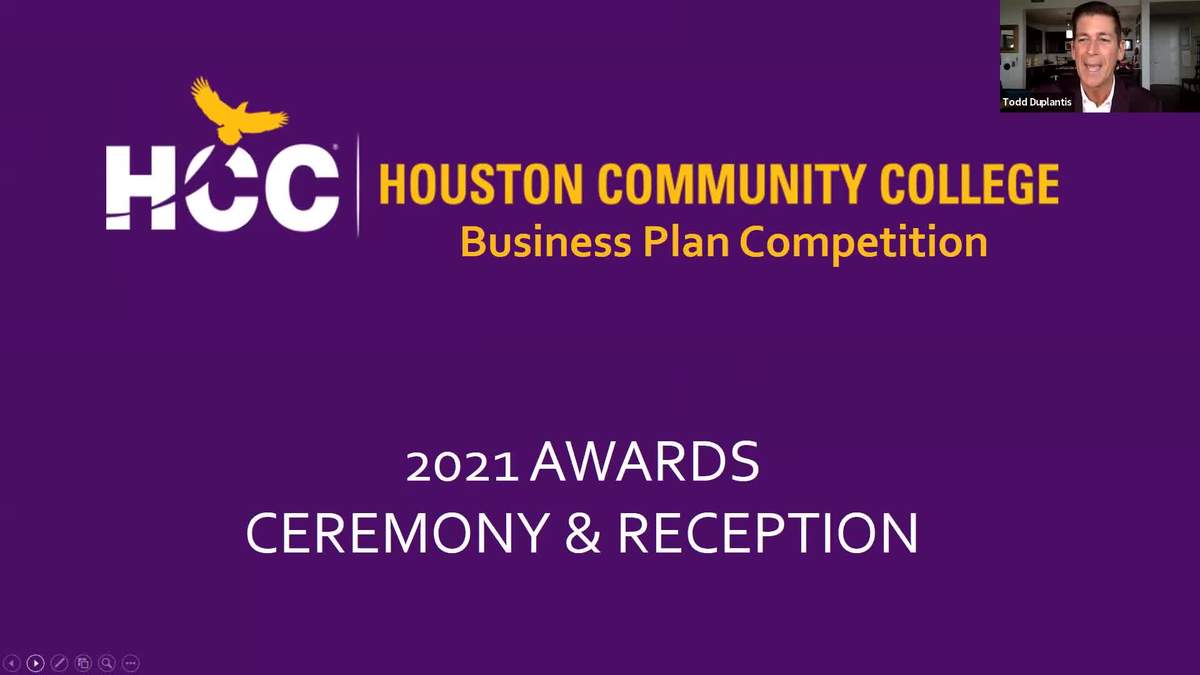 2021 HCC Business Plan Competition Awards Ceremony & Reception
