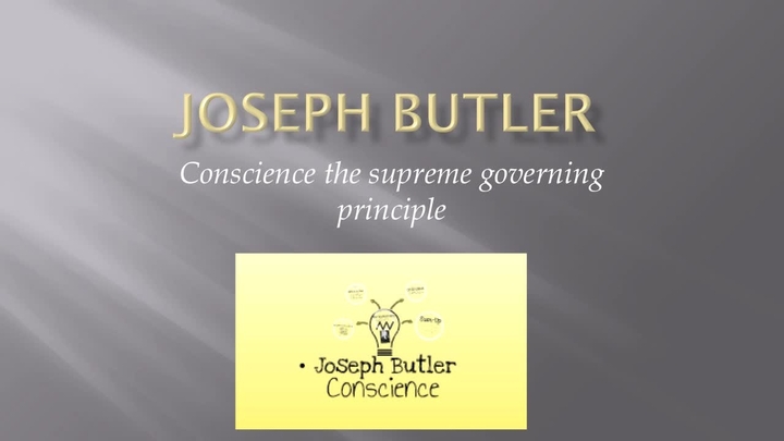 Joseph Butler's Ethics
