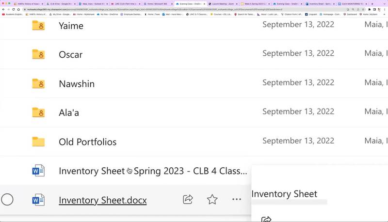 How to find and update your inventory sheet (example)