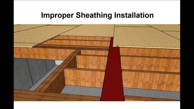Improper Sheathing Installation