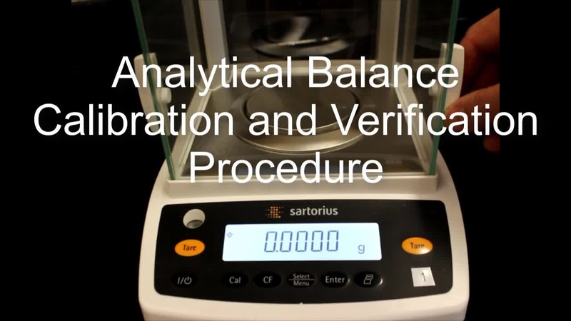 How to Level and Calibrate an Analytical Balance