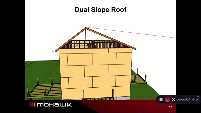 Dual Slope Gable Roof