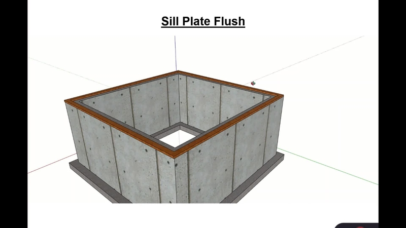 Sill Plate Flush