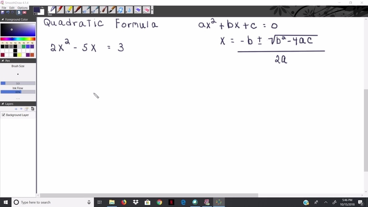 Quadratic Formula
