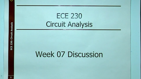 ECE 230 - UW-Madison Kaltura MediaSpace