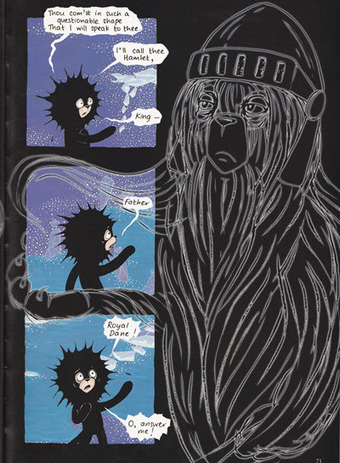 king hamlet ghost drawing