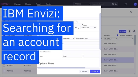 IBM Envizi Overview and How-To Videos - IBM Mediacenter