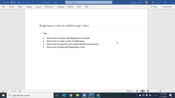 Sel Walkthrough Rubric - Game Walkthrough