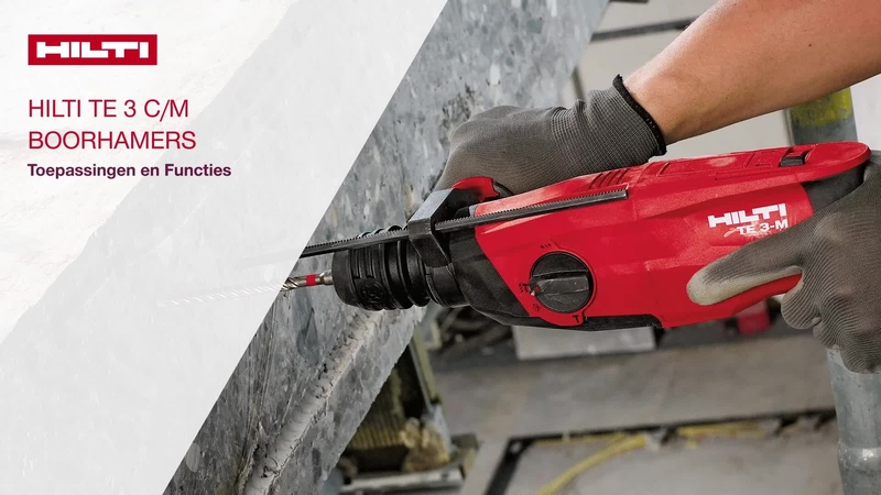 OVERVIEW Of Hilti's TE 3-C Triple-mode Corded SDS Plus Rotary Hammer ... OVERVIEW Of Hilti's TE 3-C Triple-mode Corded SDS Plus Rotary Hammer ...
