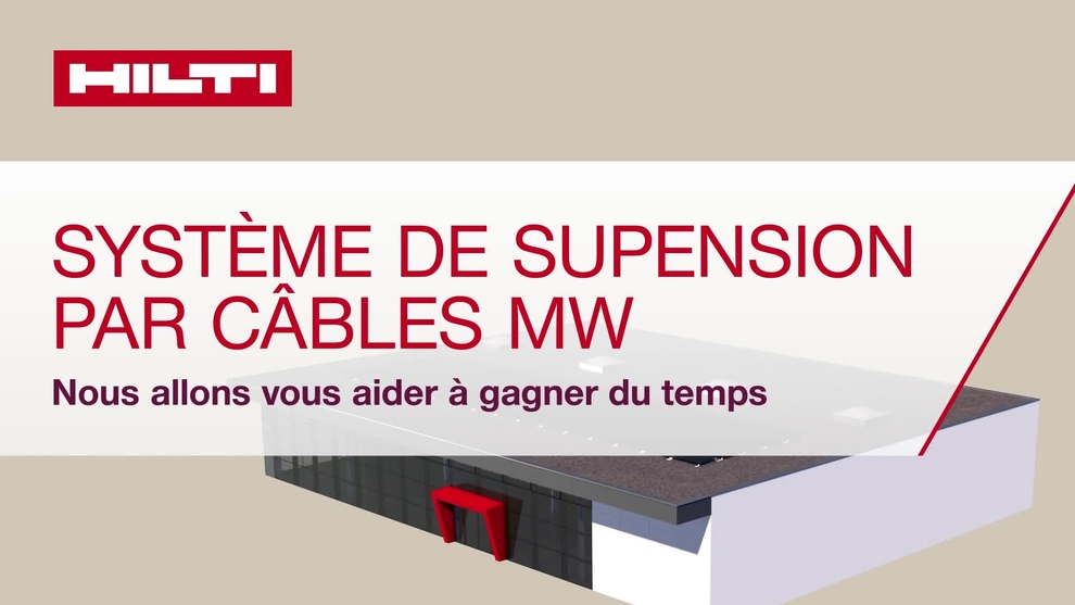 Système de suspension de câbles - Hilti France
