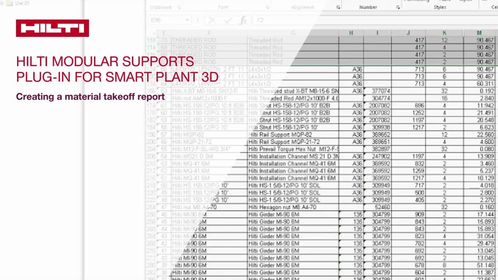 3D Design plug-in suite - Software for Fastening Systems - Hilti Canada