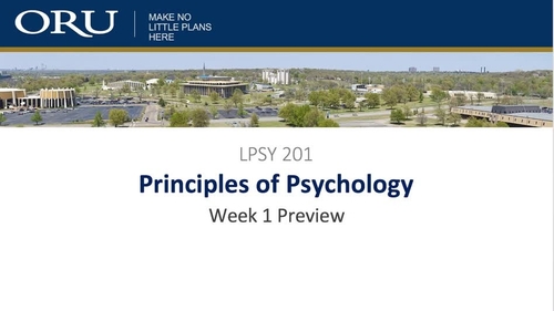 LPSY 201 Week 1 Preview