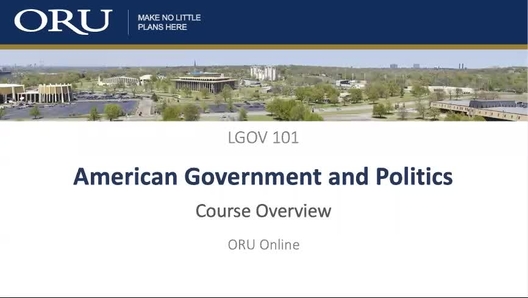 LGOV 101 Course Overview