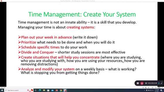 Time Management Video