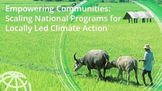 Empowering Communities: Scaling National Programs for Locally Led ...