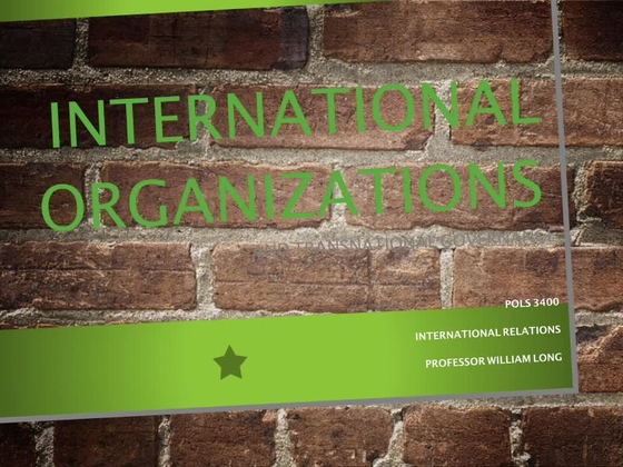 International Organization