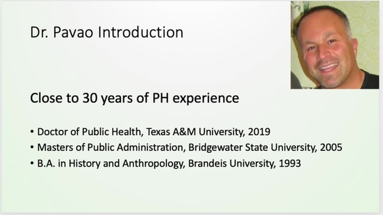 Dr. Pavao Introduction