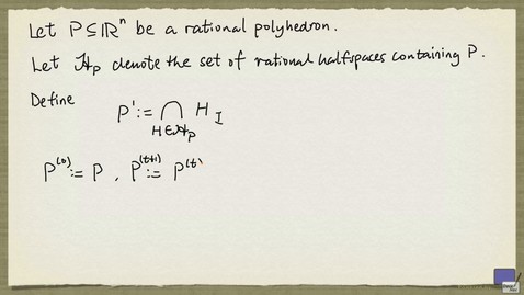 2015 Polyhedral Combinatorics modules - Carleton University Mediaspace