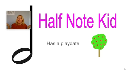 Dotted Half Note Clip Art