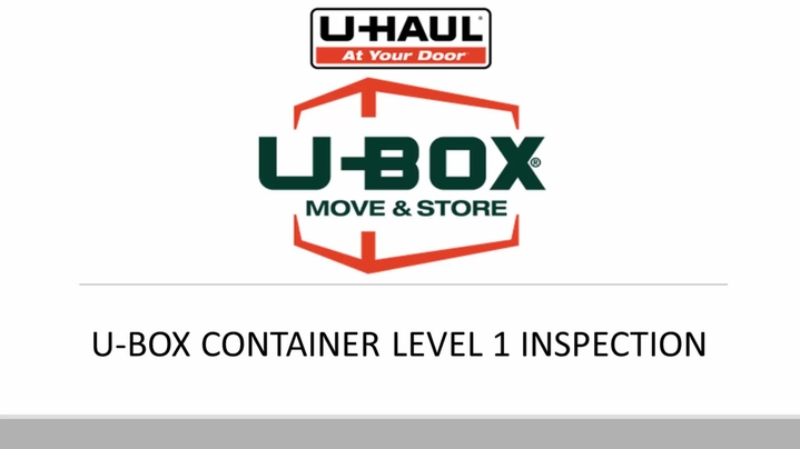 U-Box Level 1 Inspection Video