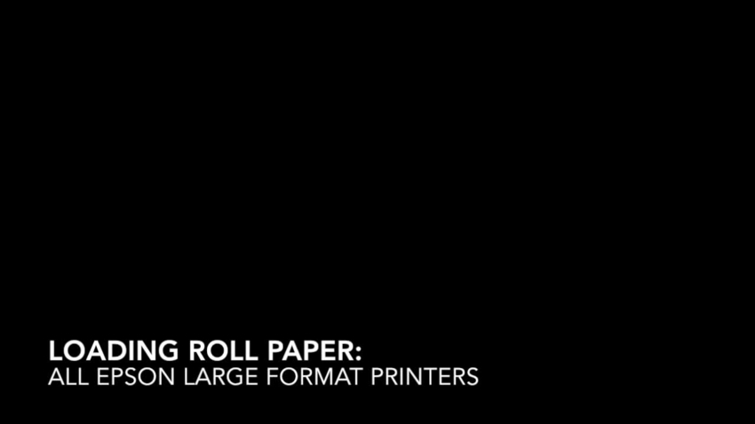 Loading Roll Paper