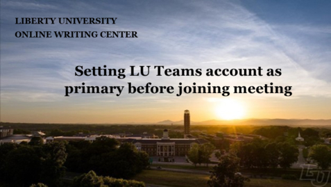 Online Writing Center - Liberty University