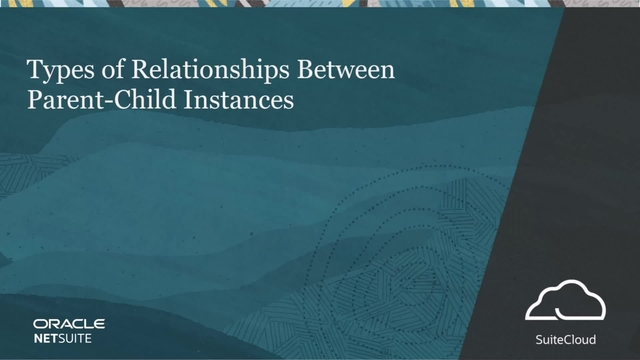 NetSuite Applications Suite - Types of Parent-Child Relationships