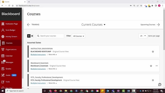 Starring Your Courses When the Courses Page is being Filtered by ...