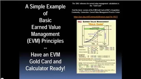 Earned Value Management - Defense Acquisition University