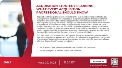 General Acquisition - Defense Acquisition University