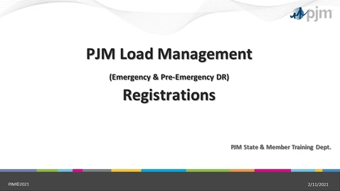 Training - PJM Interconnection | Videos