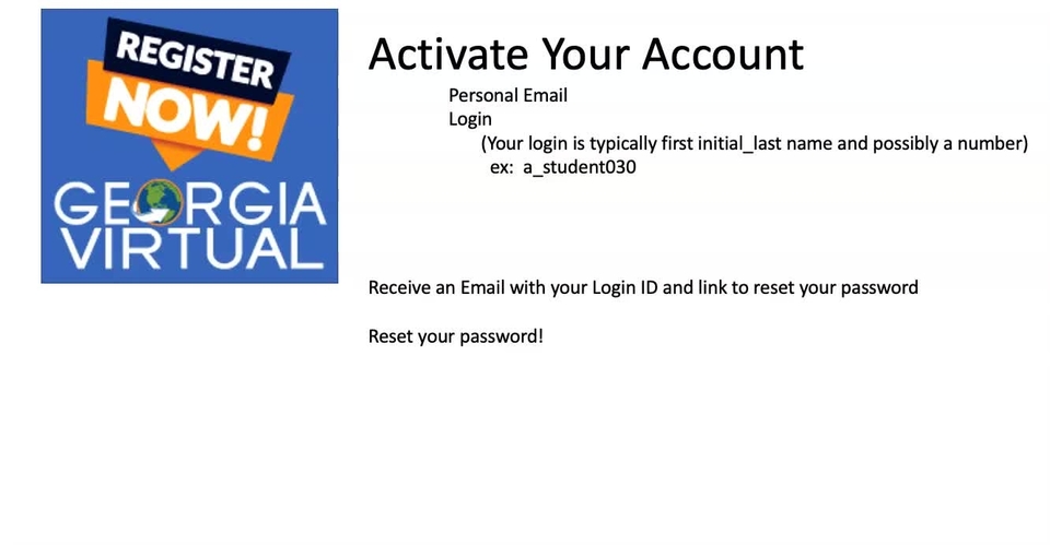 Activate Account