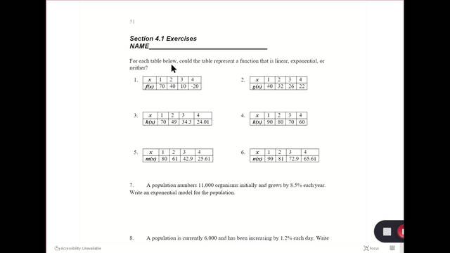 Section 4.1 Exercise Examples