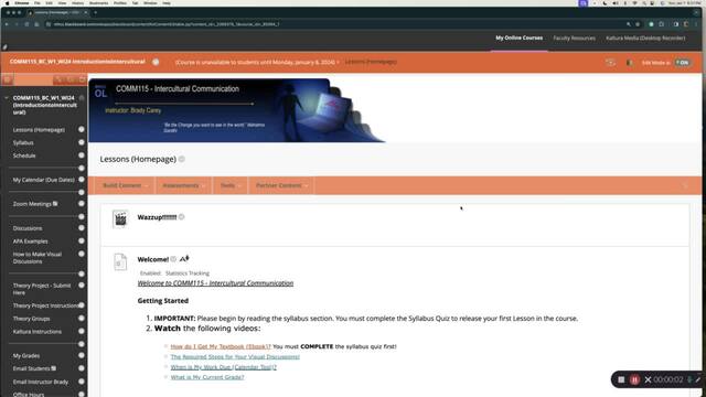 COMM115 Welcome Winter 2024