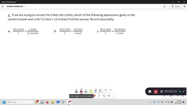 Unit Conversion Review #1