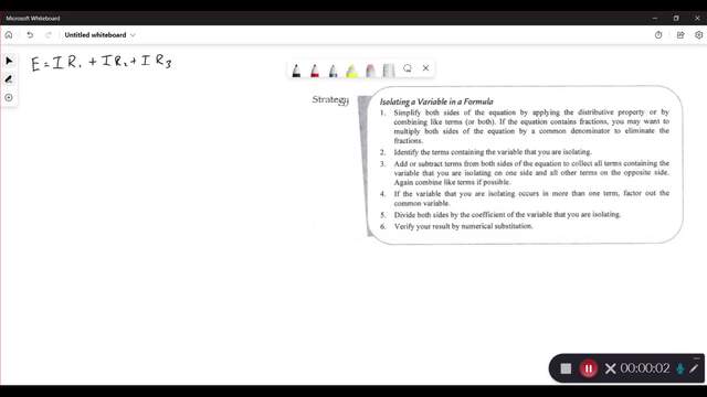 Isolating a Variable in a Formula w/Factoring