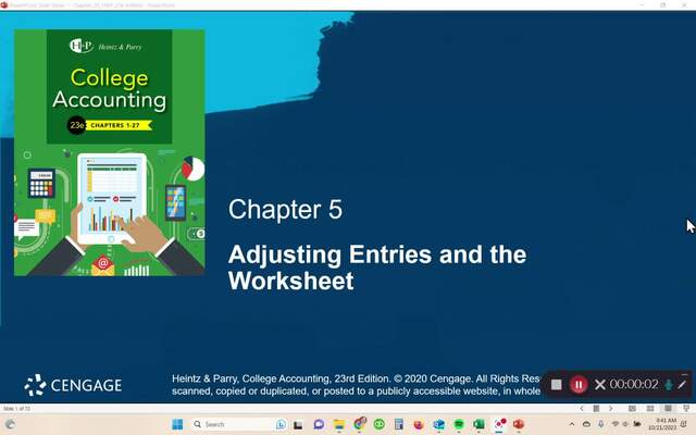 AC 110 Lecture Chapter 5