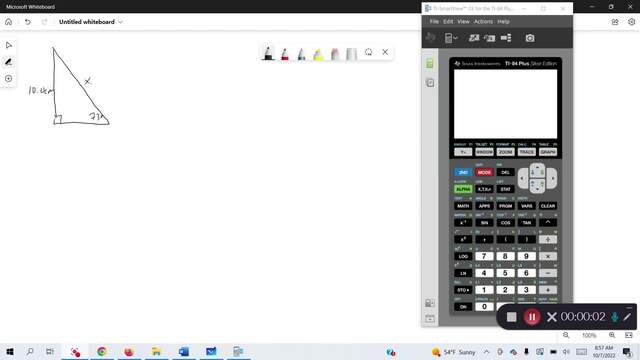 Finding Lengths of a Triangle Using Trigonometry