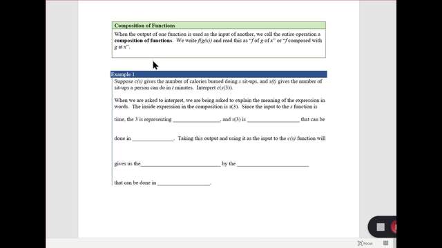Composition of Functions Applications