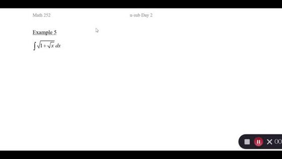 Math 252 U-Sub Day 2 Example 5