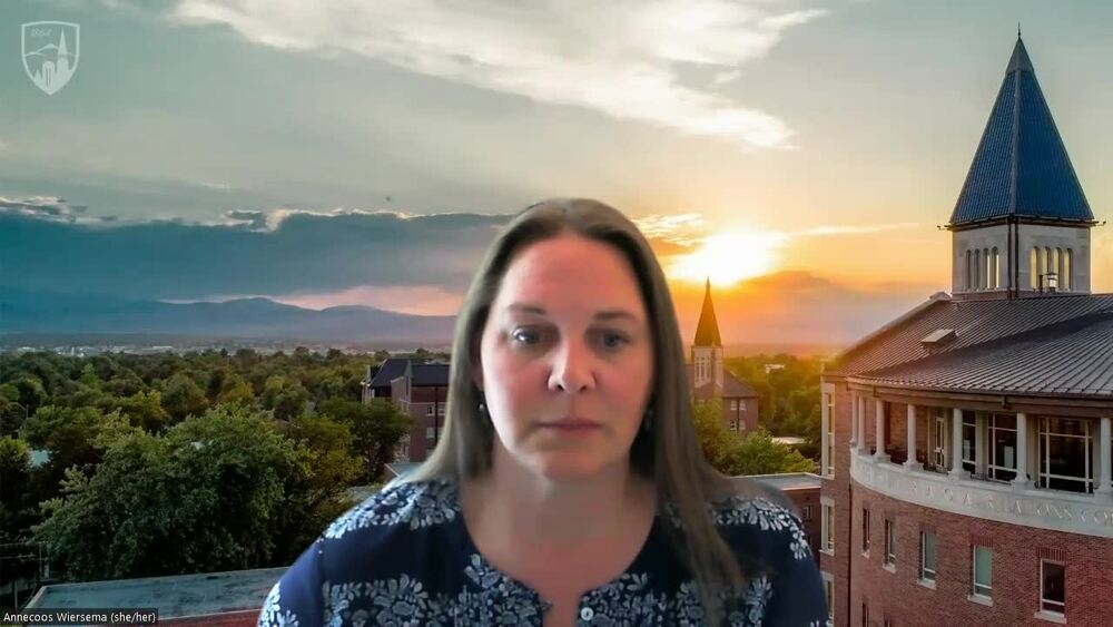 Student Leadership Award Presented to Edward Bowden by Annecoos Wiersema