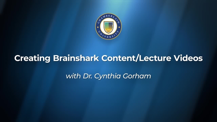 Creating Brainshark Content - Cynthia Gorham