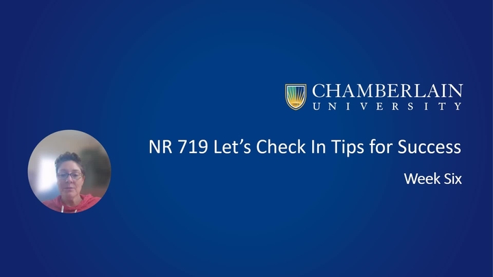 NR 719 Week 6 Lets Check In 2023