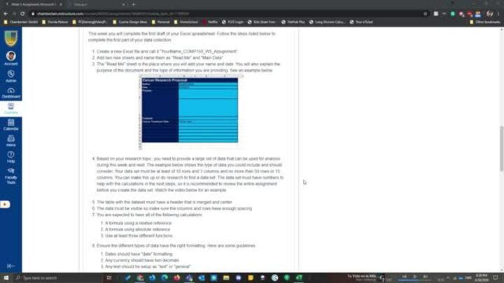 COMP150 - Week 5 Assignment Overview