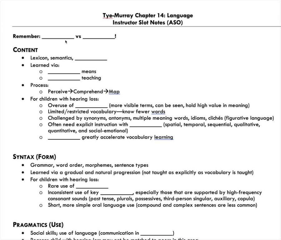 CSD 321 Chapter 14 (6th edition): Language