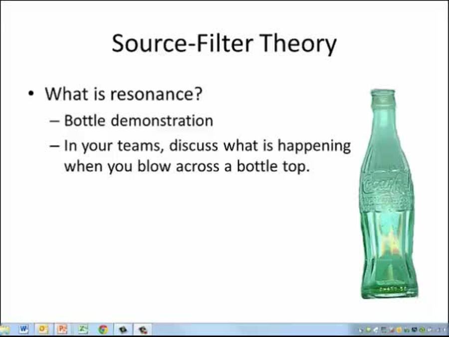 Source filter theory