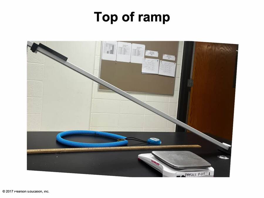 17 Friction Movie - Measuing angle and height for GPE