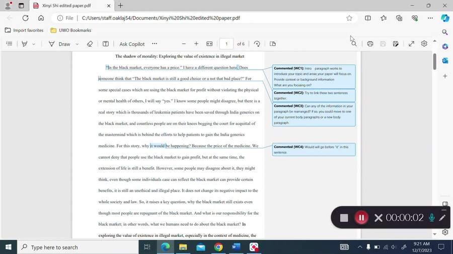 Xinyi Shi(WRT 188) - Jacob